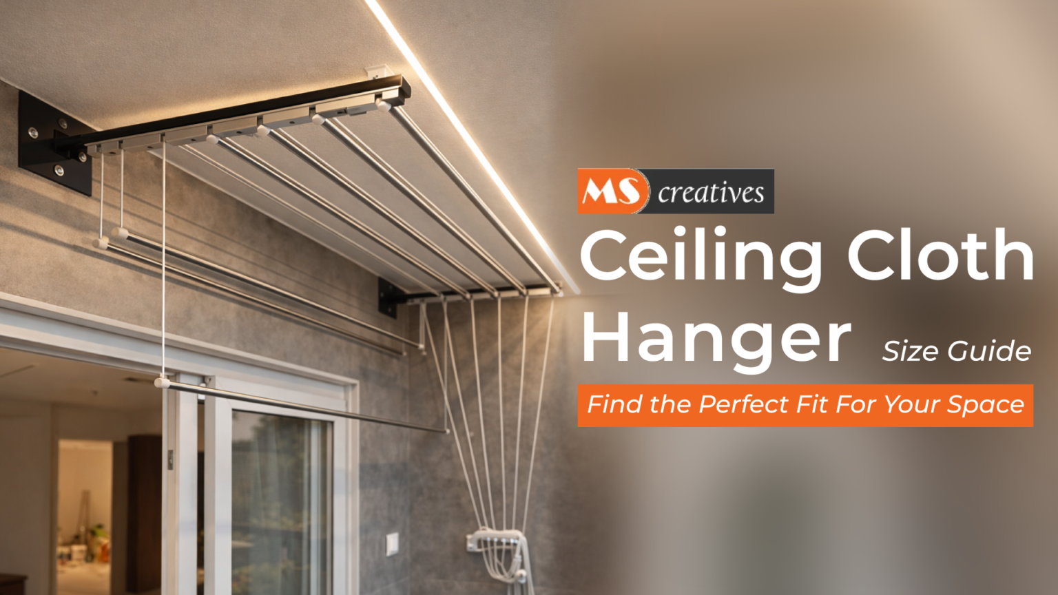 Ceiling Cloth Hanger Size Guide – Best Drying Rack Sizes in India